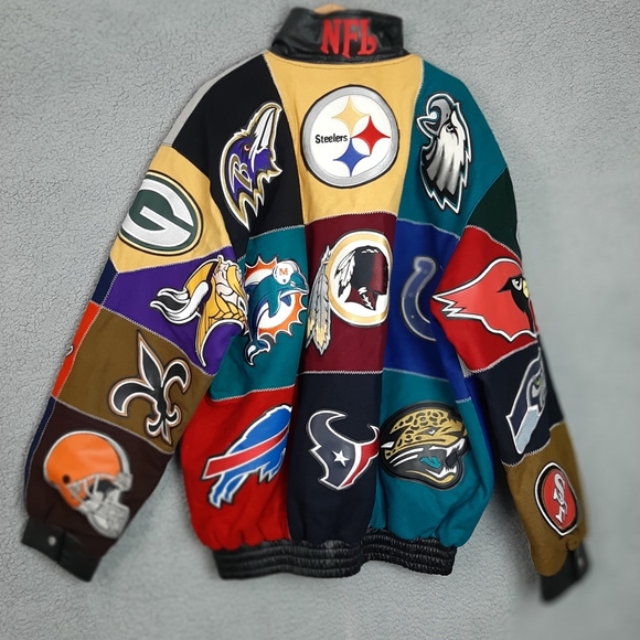 NFL | Jackets & Coats | Nfl All Team Logo Special Edition Jacket Jeff ...